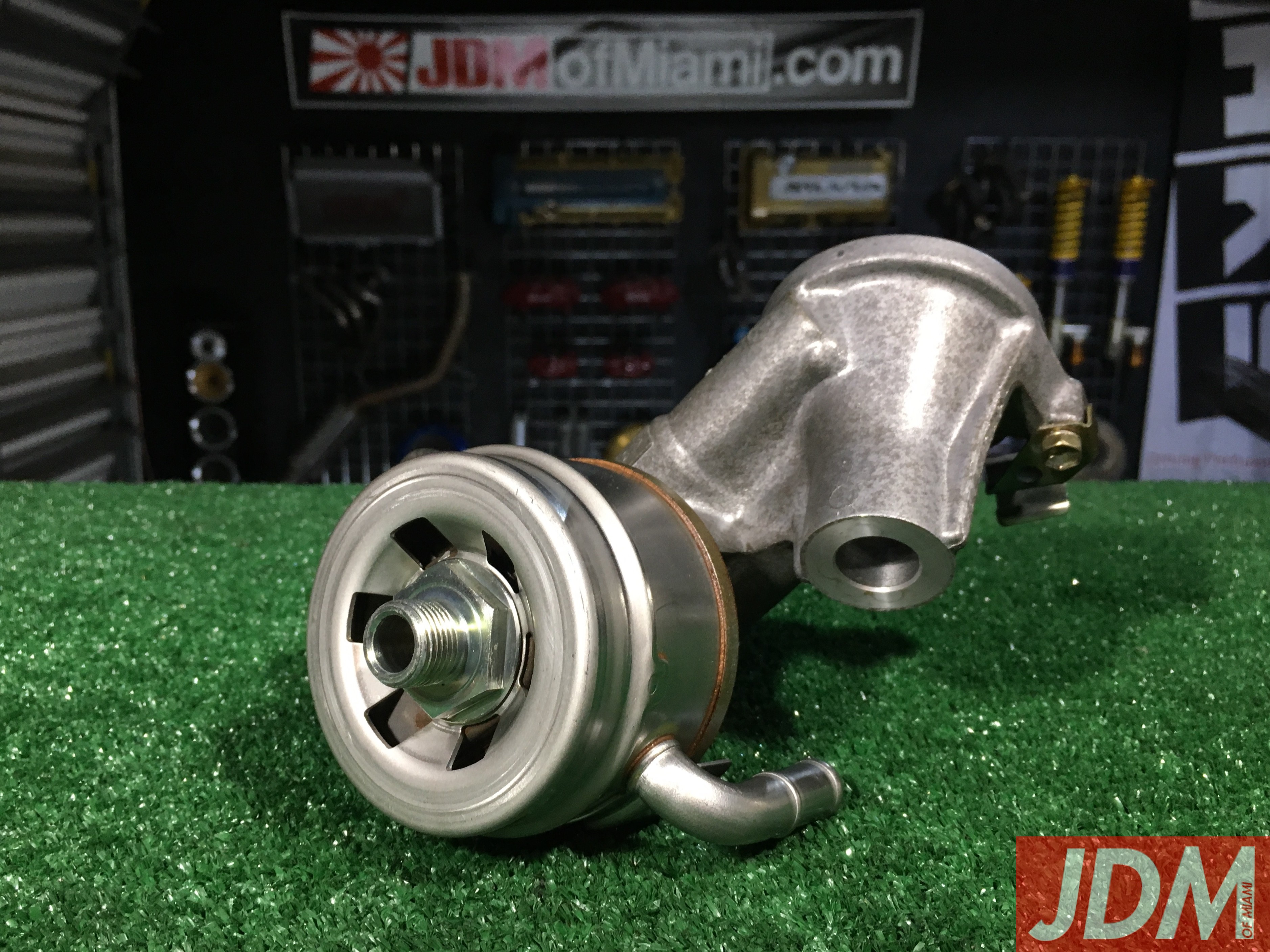 OIL FILTER BRACKET + COOLER ASSY. – JDM of Miami