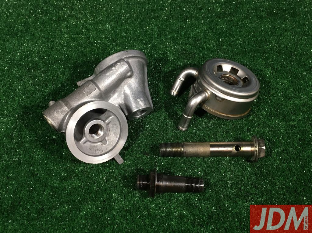 OIL FILTER BRACKET + COOLER ASSY. – JDM of Miami